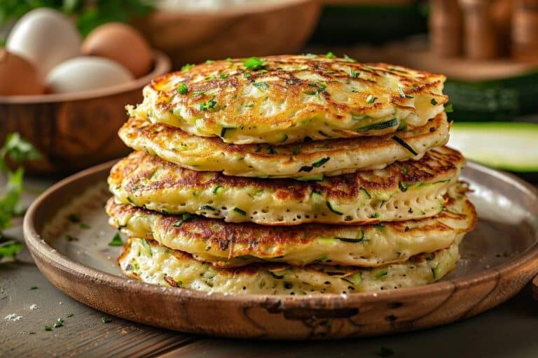 Recette facile de galettes de courgettes râpées : un plat léger et ...